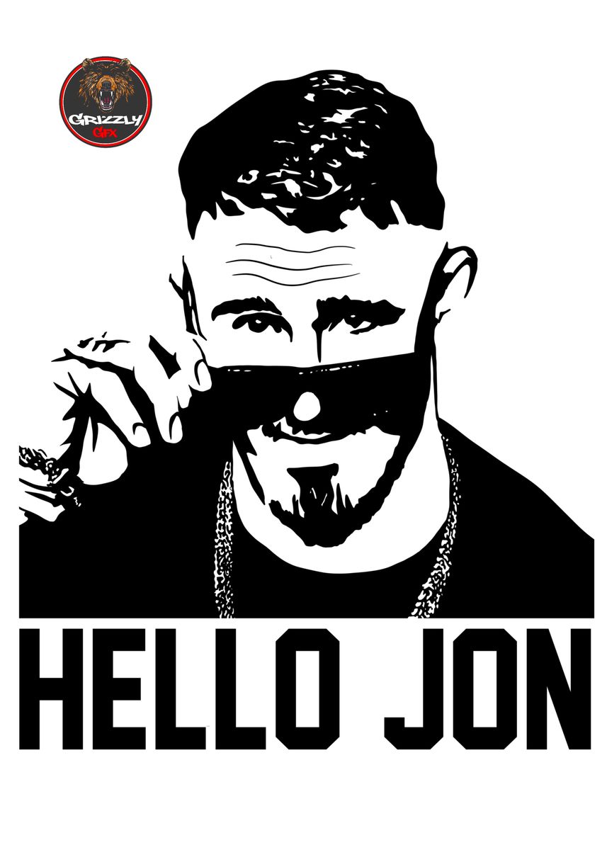 'Hello Jon - Tom Aspinall UFC Design' Poster, picture, metal print ...