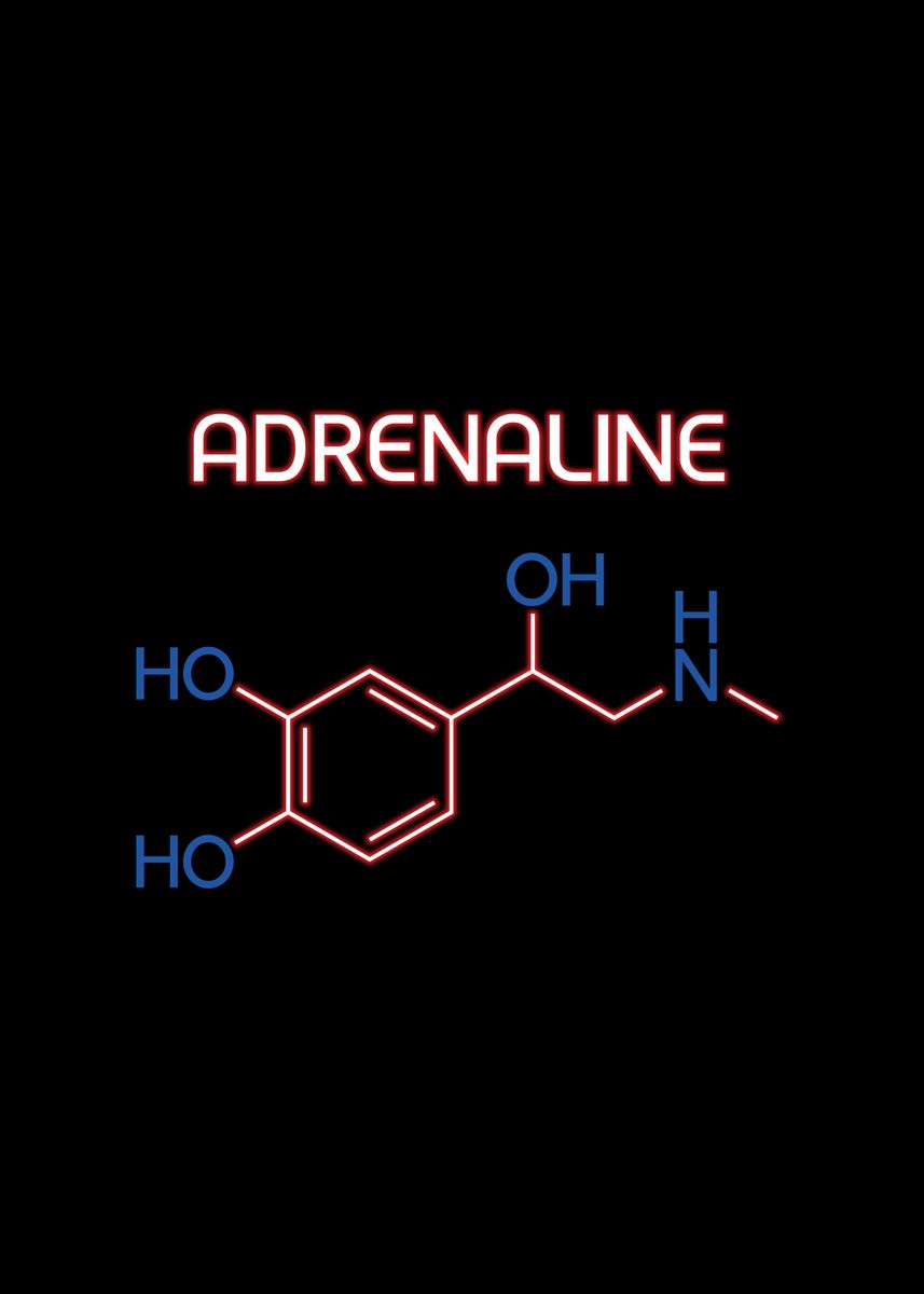 'Adrenaline Hormone' Poster, picture, metal print, paint by Farhan ...