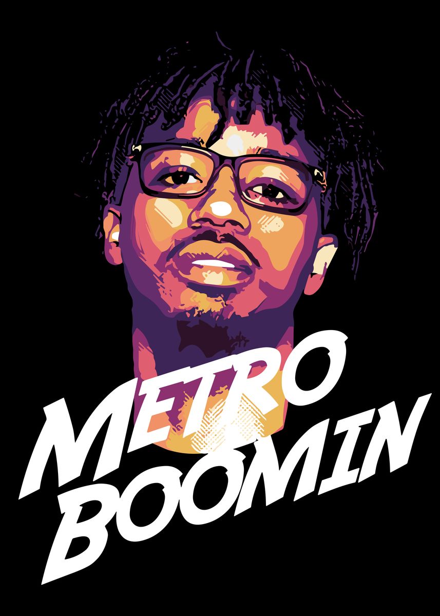 'Metro Boomin' Poster, picture, metal print, paint by VisionPrint ...