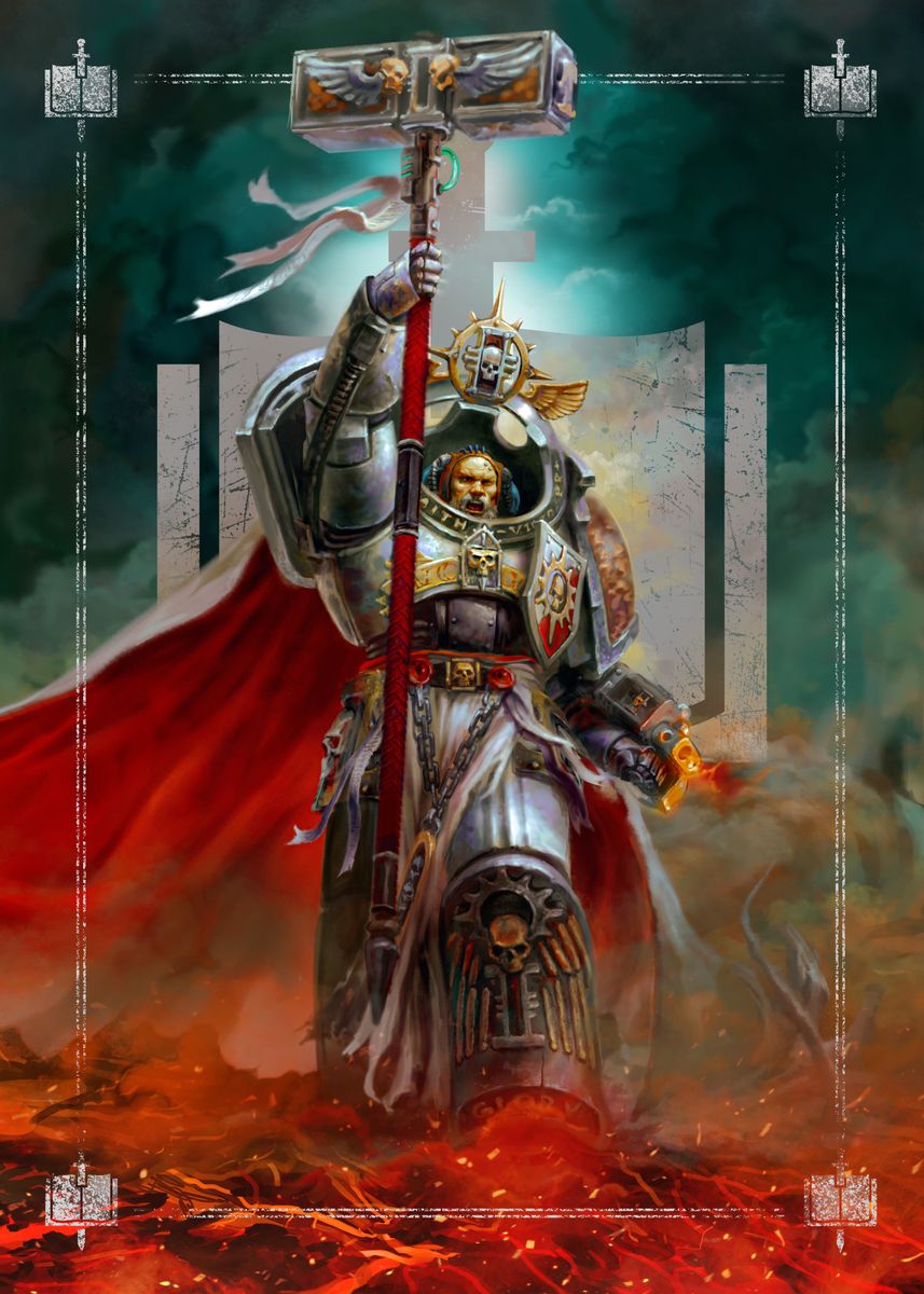 'Aldrik Voldus' Poster, picture, metal print, paint by Warhammer | Displate