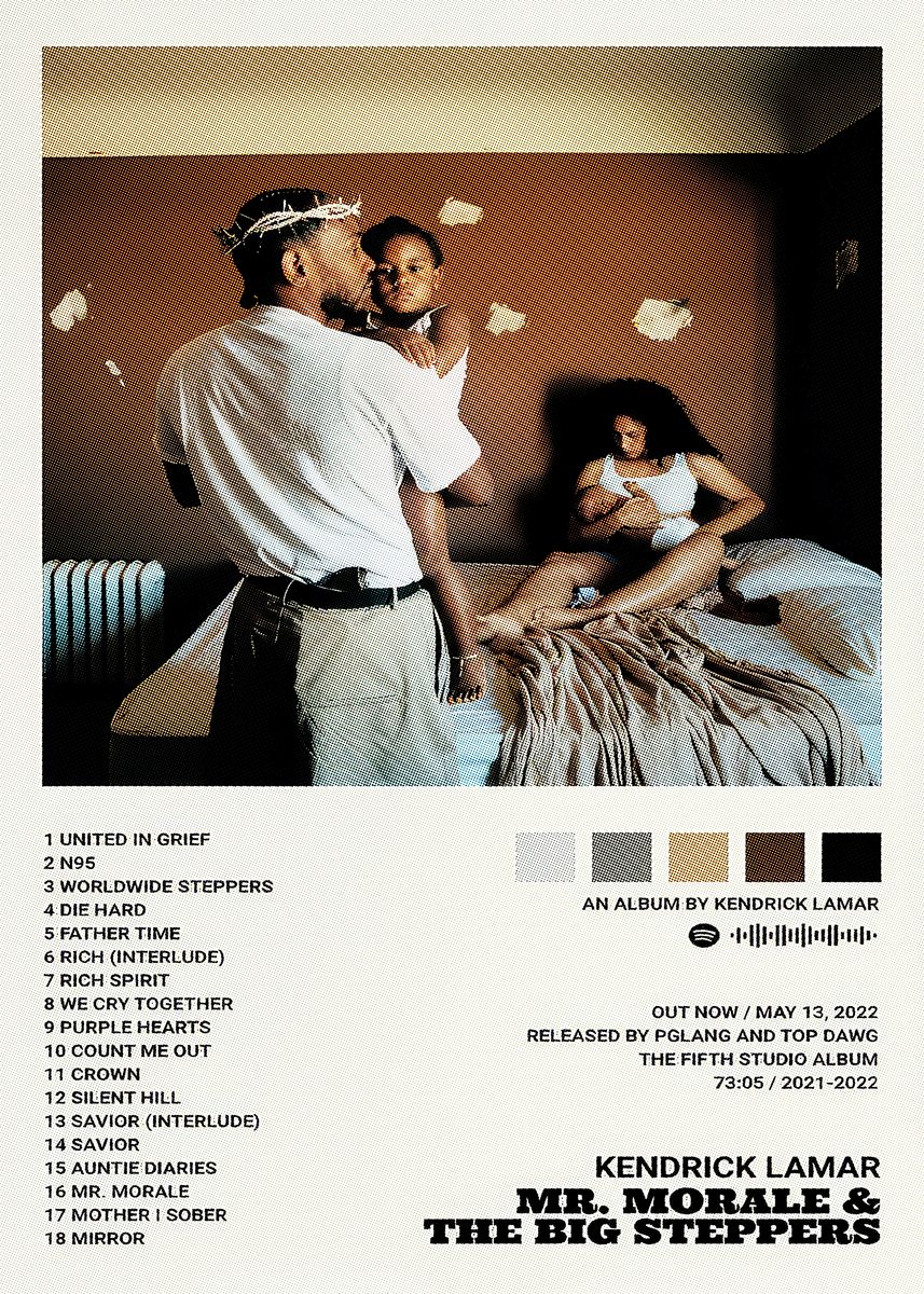 'Kendrick Lamar rapper rap' Poster, picture, metal print, paint by ...