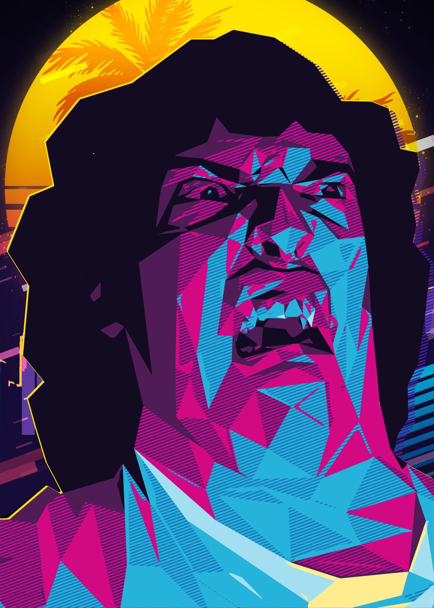 'disgusting face meme' Poster, picture, metal print, paint by Lowpoly ...