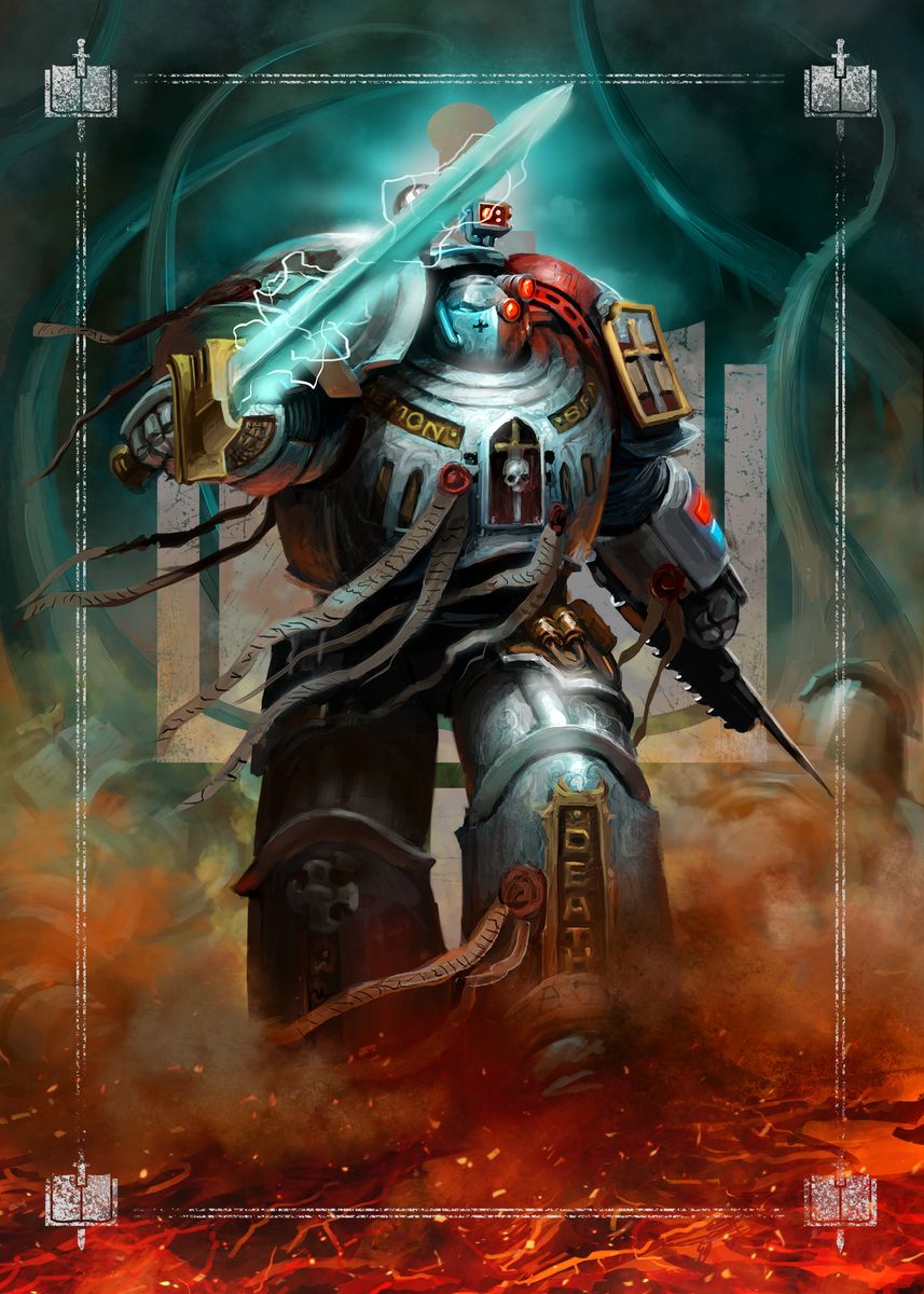'Grey Knights Apothecary' Poster, picture, metal print, paint by ...
