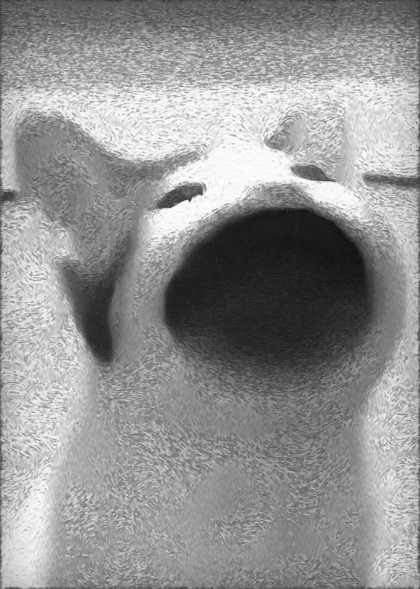 'Stone Gargoyle Mouth' Poster, picture, metal print, paint by Gangster ...