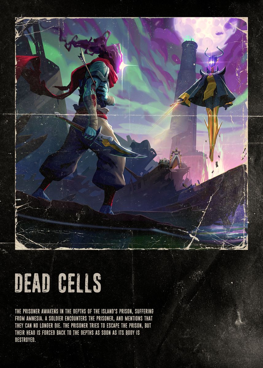 'Dead Cells' Poster, picture, metal print, paint by Archelaus Ema ...