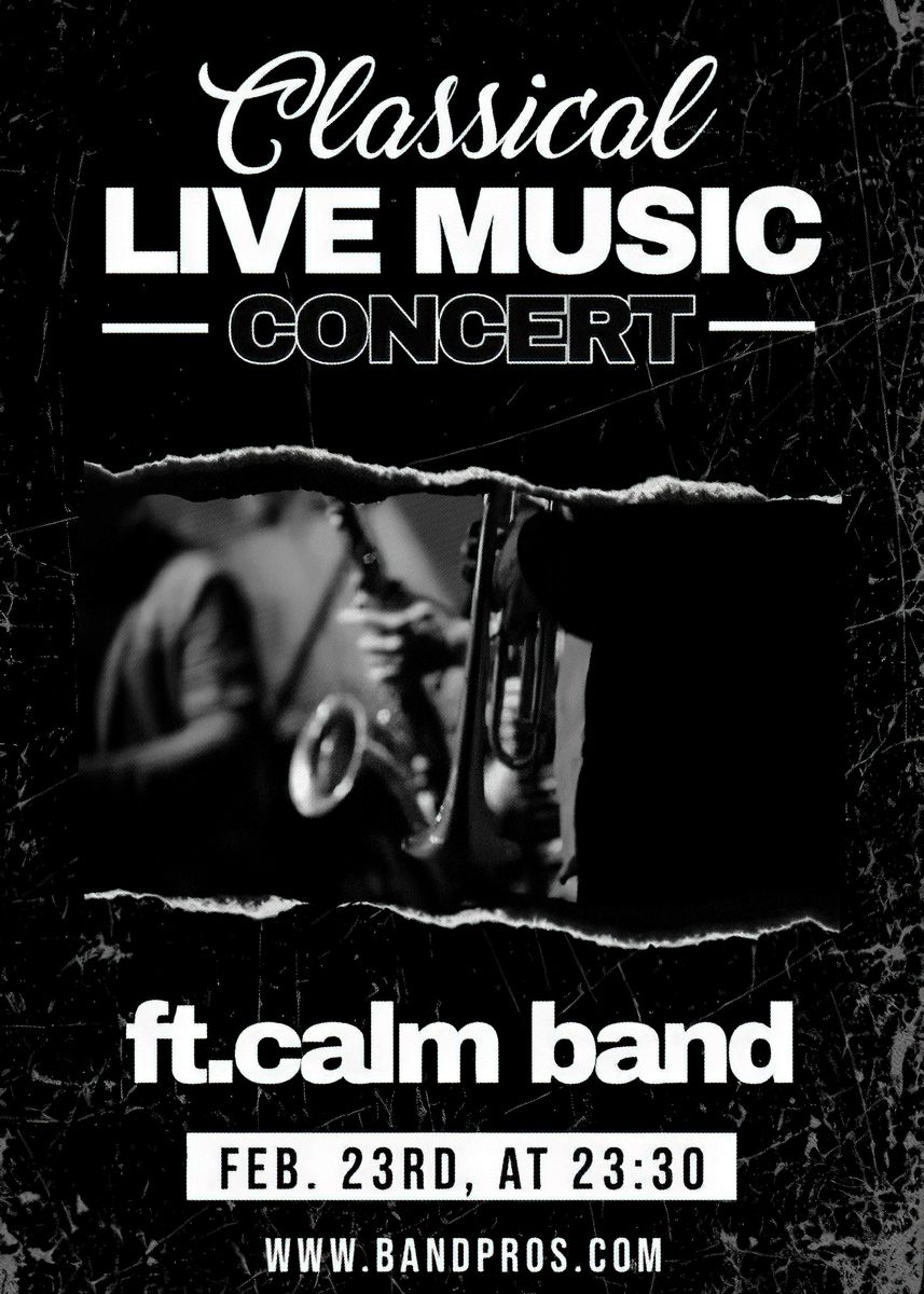 'Classical Live Music Concert Poster' Poster, picture, metal print ...