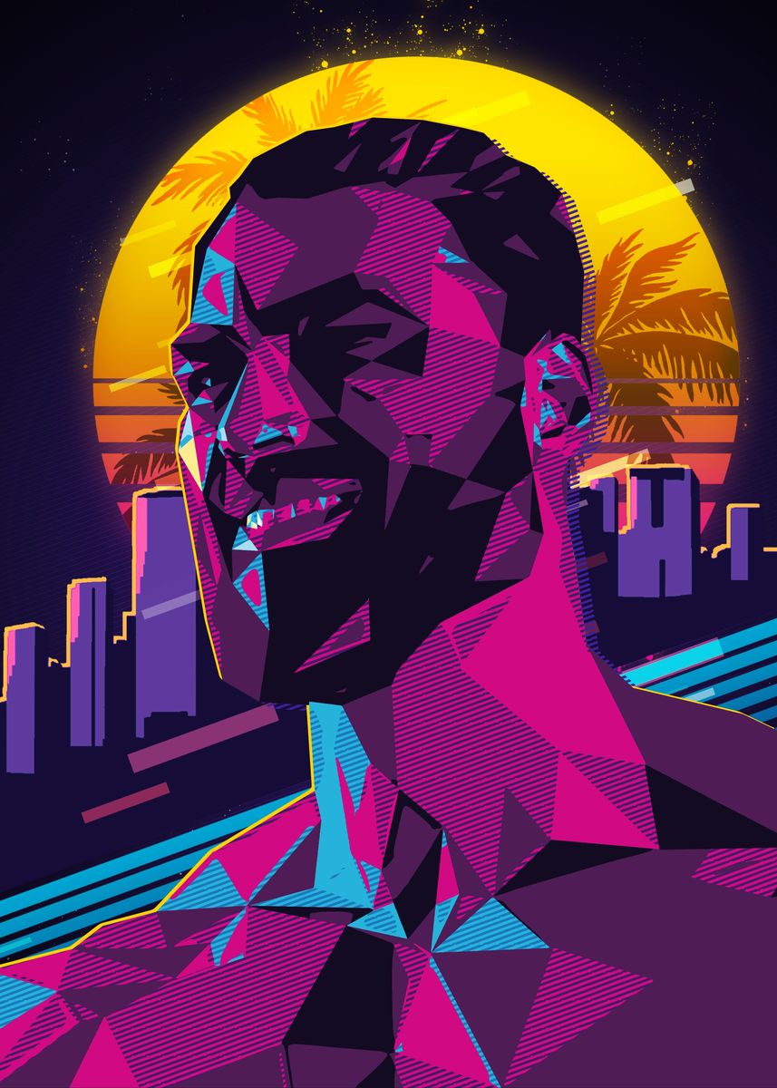 'giga chad meme' Poster, picture, metal print, paint by Lowpoly Posters ...