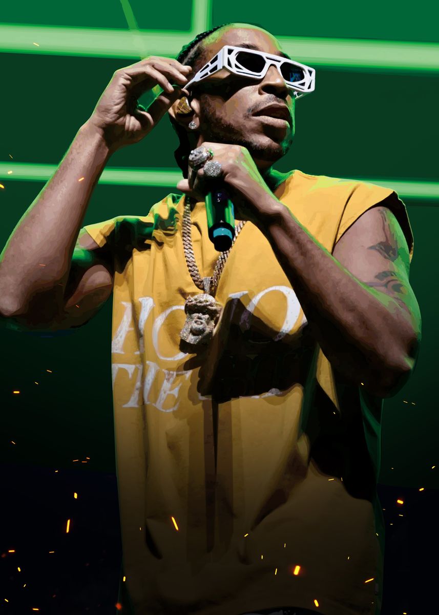 'Ludacris' Poster, picture, metal print, paint by Micho Abstract | Displate