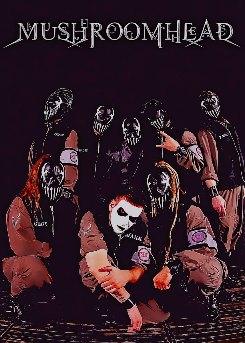 'Mushroomhead Band Photo' Poster, picture, metal print, paint by Dana ...