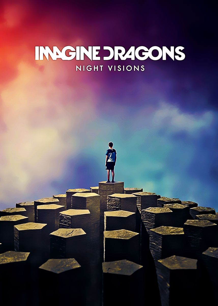 'Imagine Dragons Night Visions Album Cover' Poster, picture, metal ...