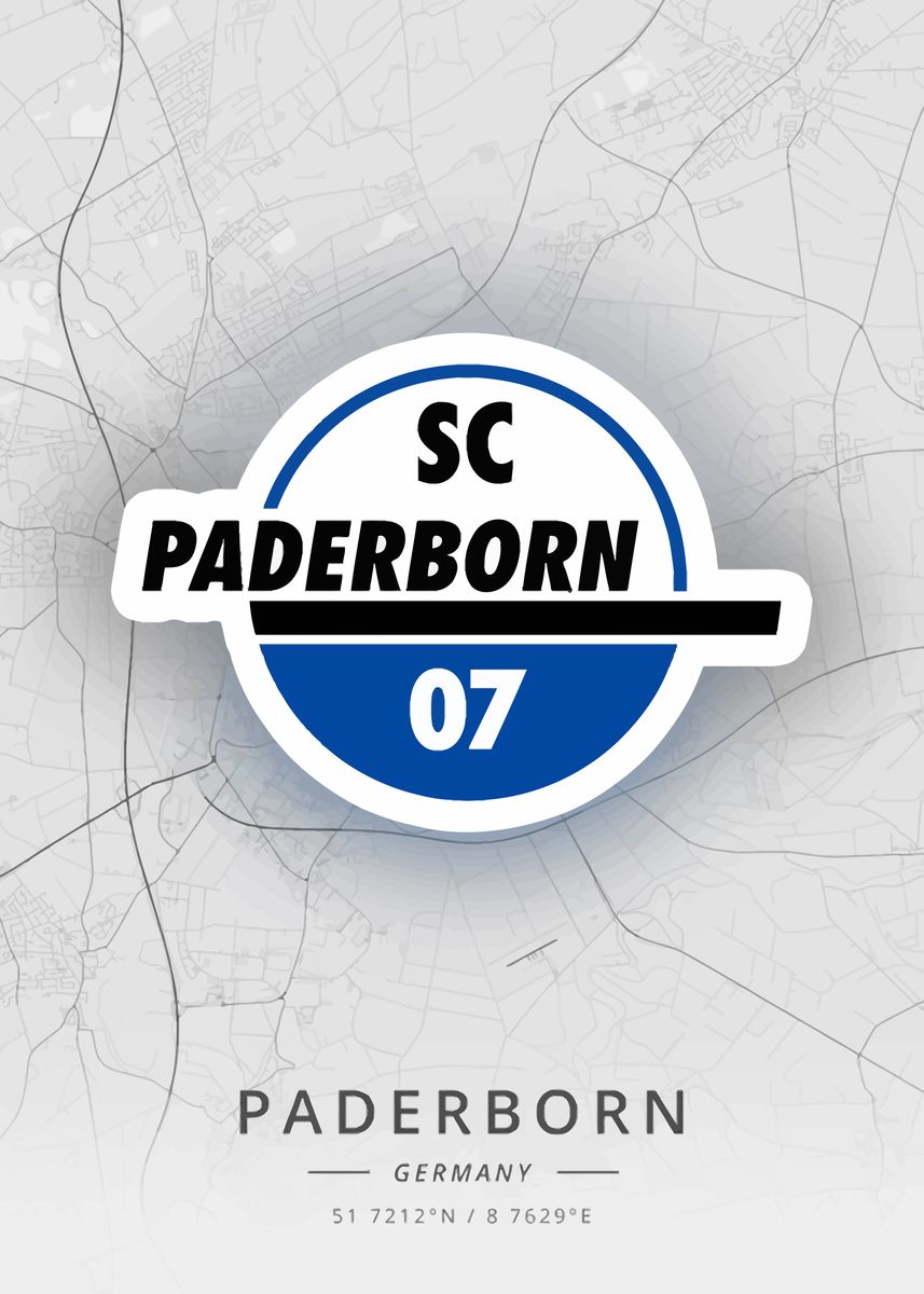 'SC Paderborn 07 Logo' Poster, picture, metal print, paint by Bangun ...