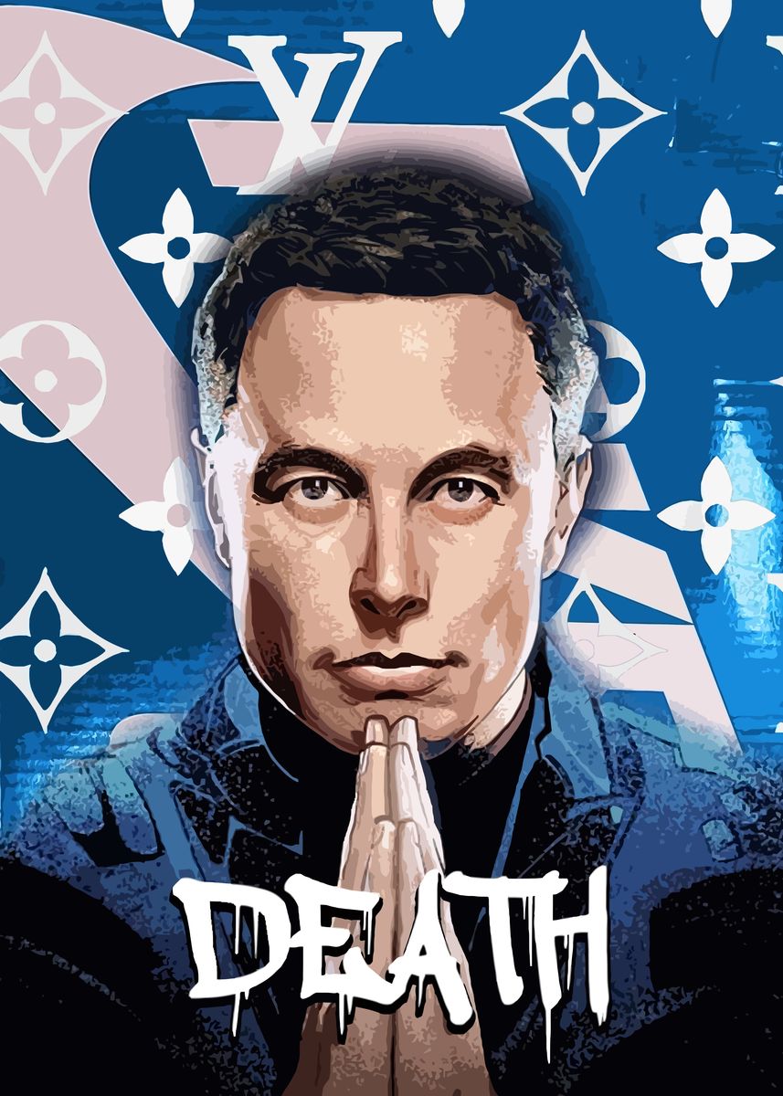 'Elon Musk Death Art' Poster, picture, metal print, paint by Cowboys ...