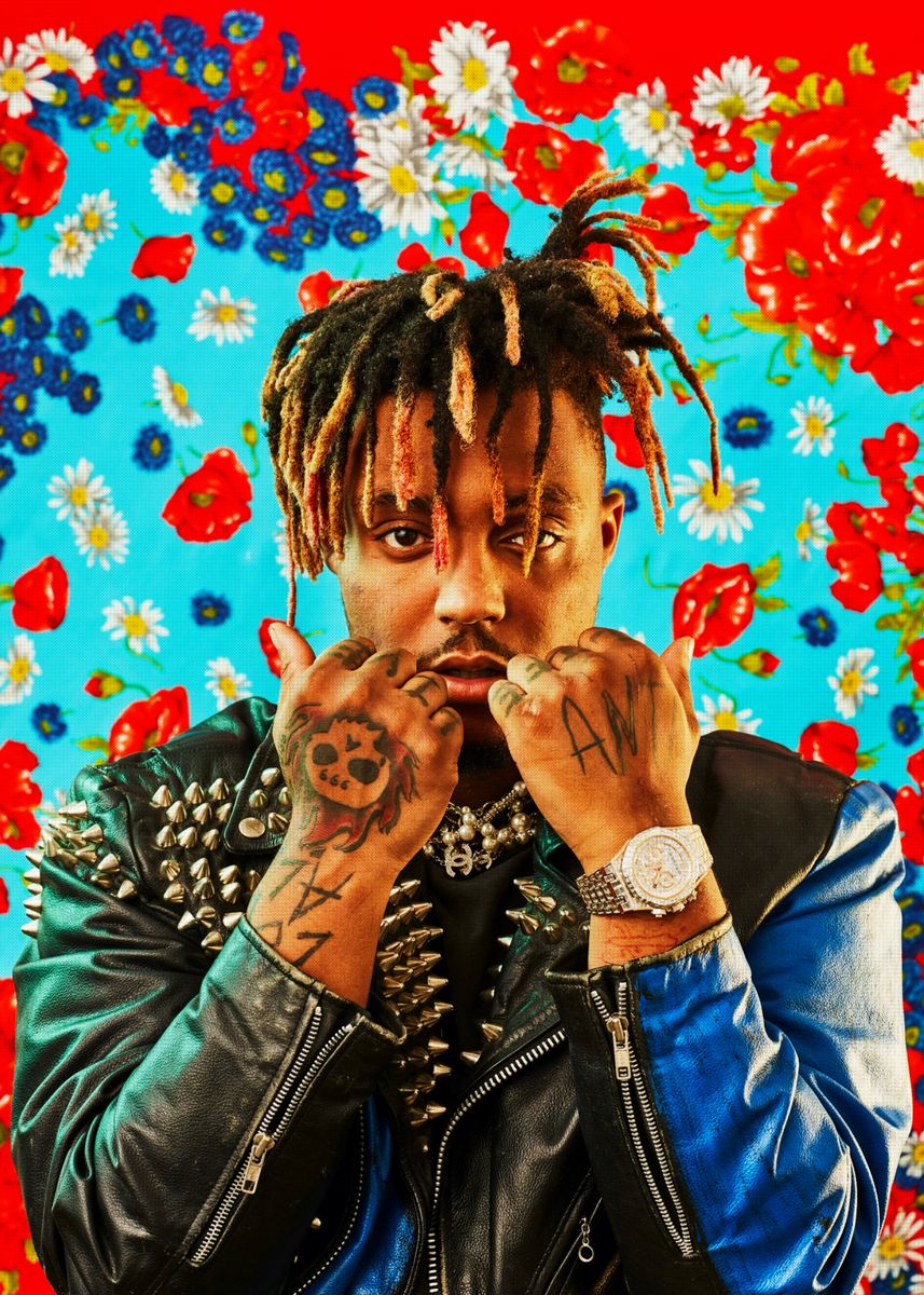 'Juice Wrld Portrait' Poster, picture, metal print, paint by Pargoy Art ...
