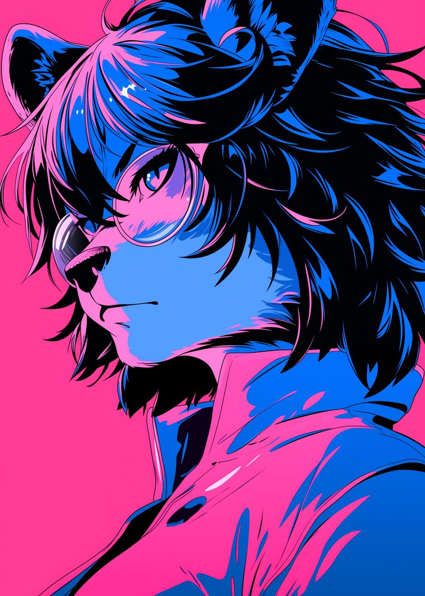 'Furry Anime Character' Poster, picture, metal print, paint by Akai ...