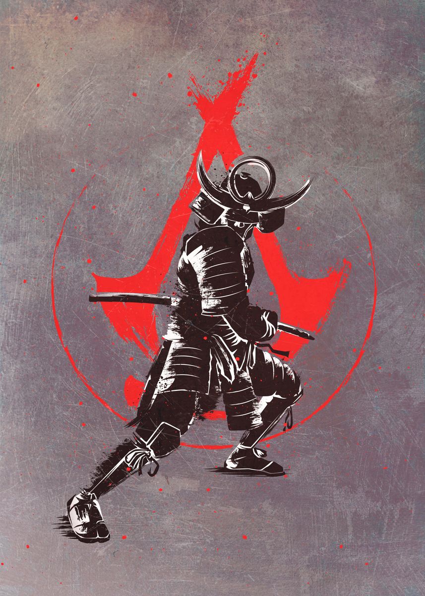 'Yasuke Battle Stance' Poster, picture, metal print, paint by Assassin ...