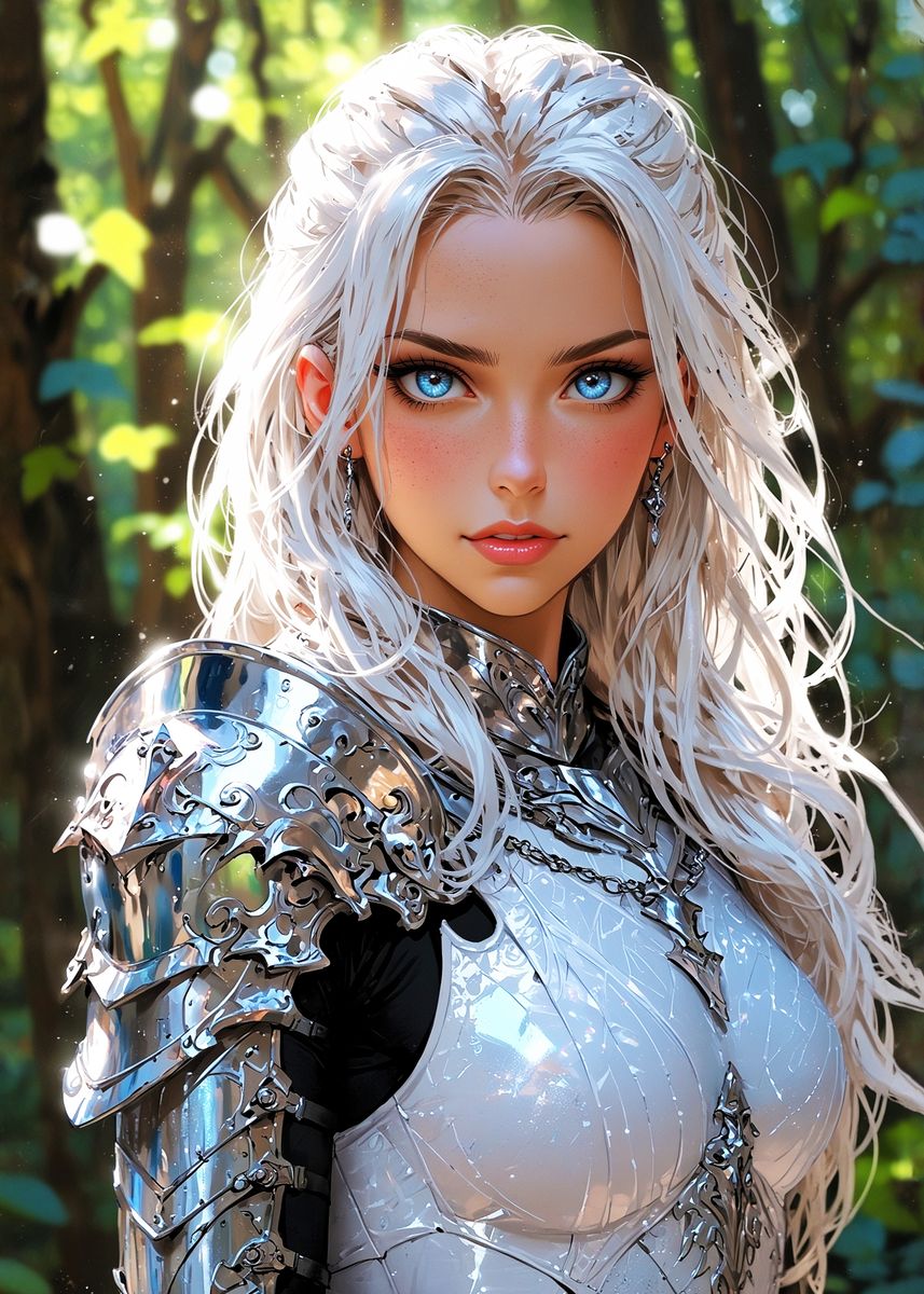 'Valenti - Paladin of the Silver City' Poster, picture, metal print ...