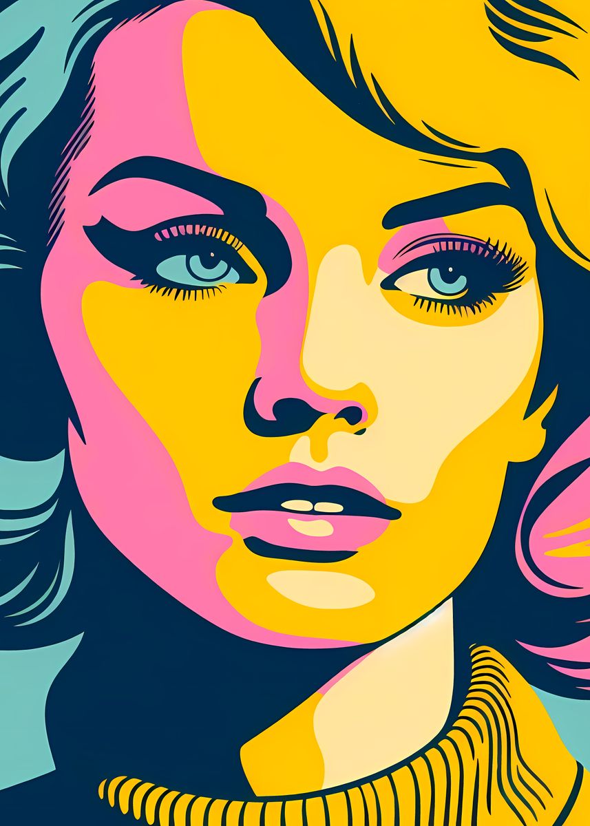 'Bold Expressions' Poster, picture, metal print, paint by Dizplate ...