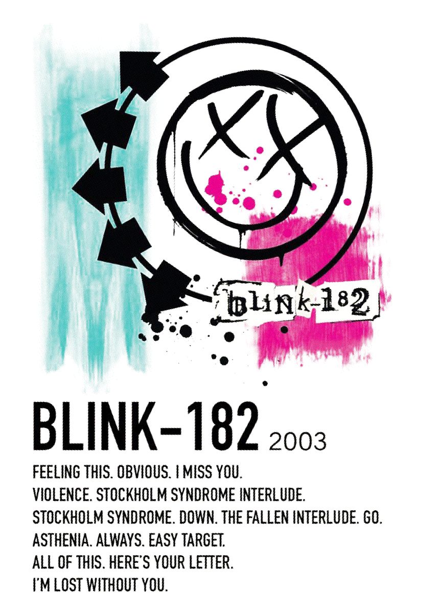 'Blink-182 Collage' Poster, picture, metal print, paint by | Displate