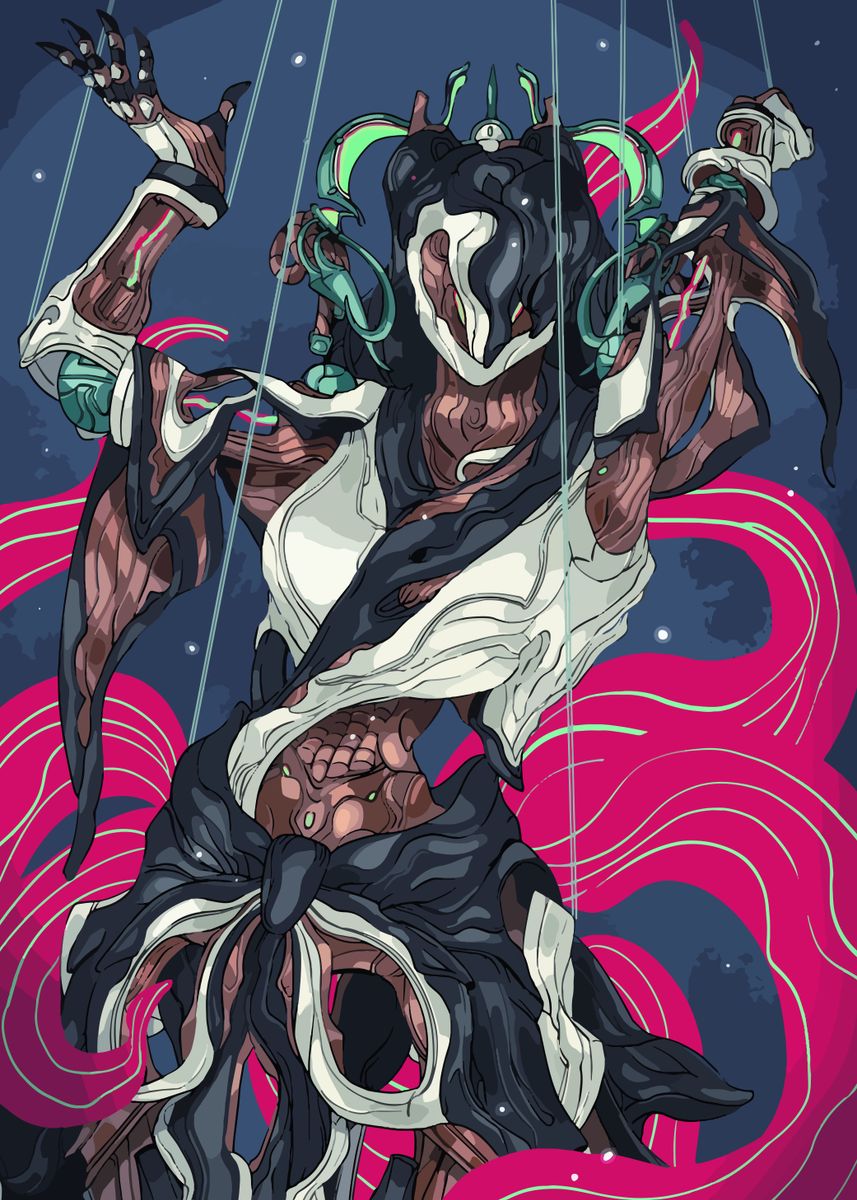 'Warframe: Nidus' Poster, picture, metal print, paint by TwoAngles ...