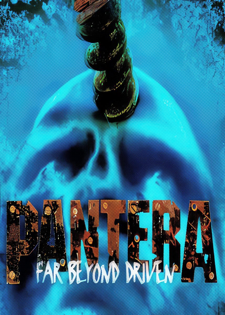 'Pantera heavy metal band' Poster, picture, metal print, paint by Coe ...