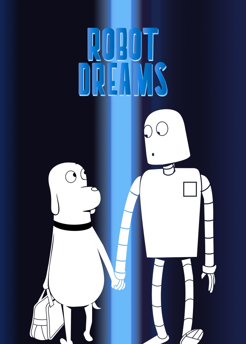 'Robot Dreams' Poster, picture, metal print, paint by Eloise Taylor ...