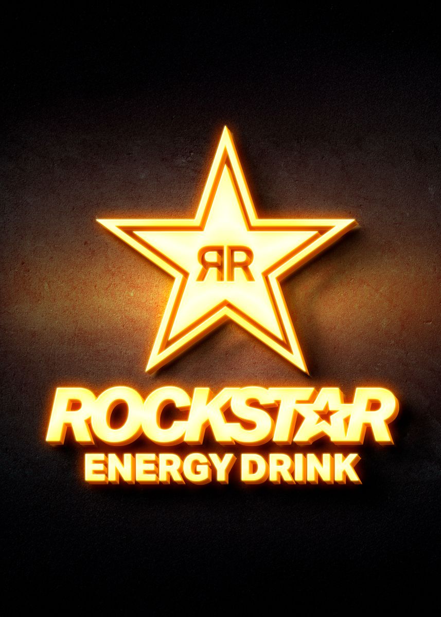 'Rockstar Energy Drink Logo' Poster, picture, metal print, paint by ...