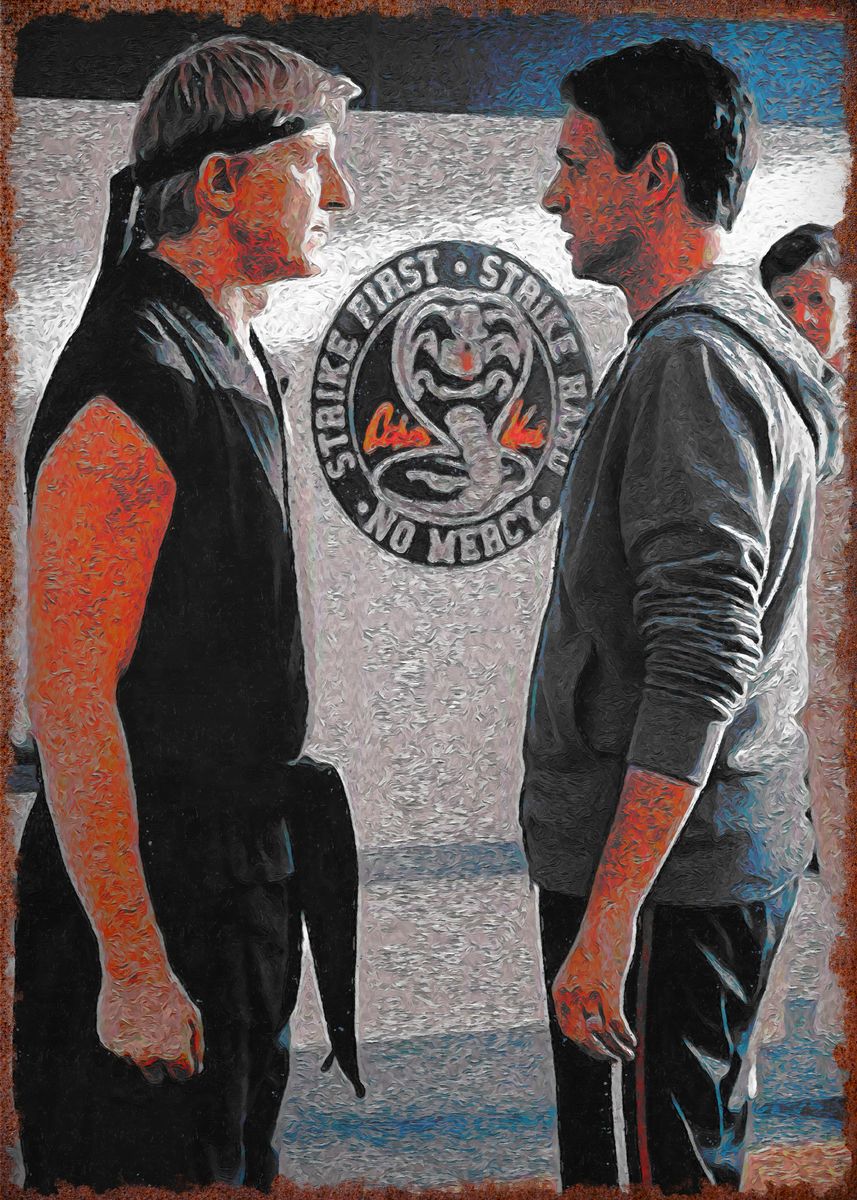 'Cobra Kai: Daniel vs. Johnny' Poster, picture, metal print, paint by ...