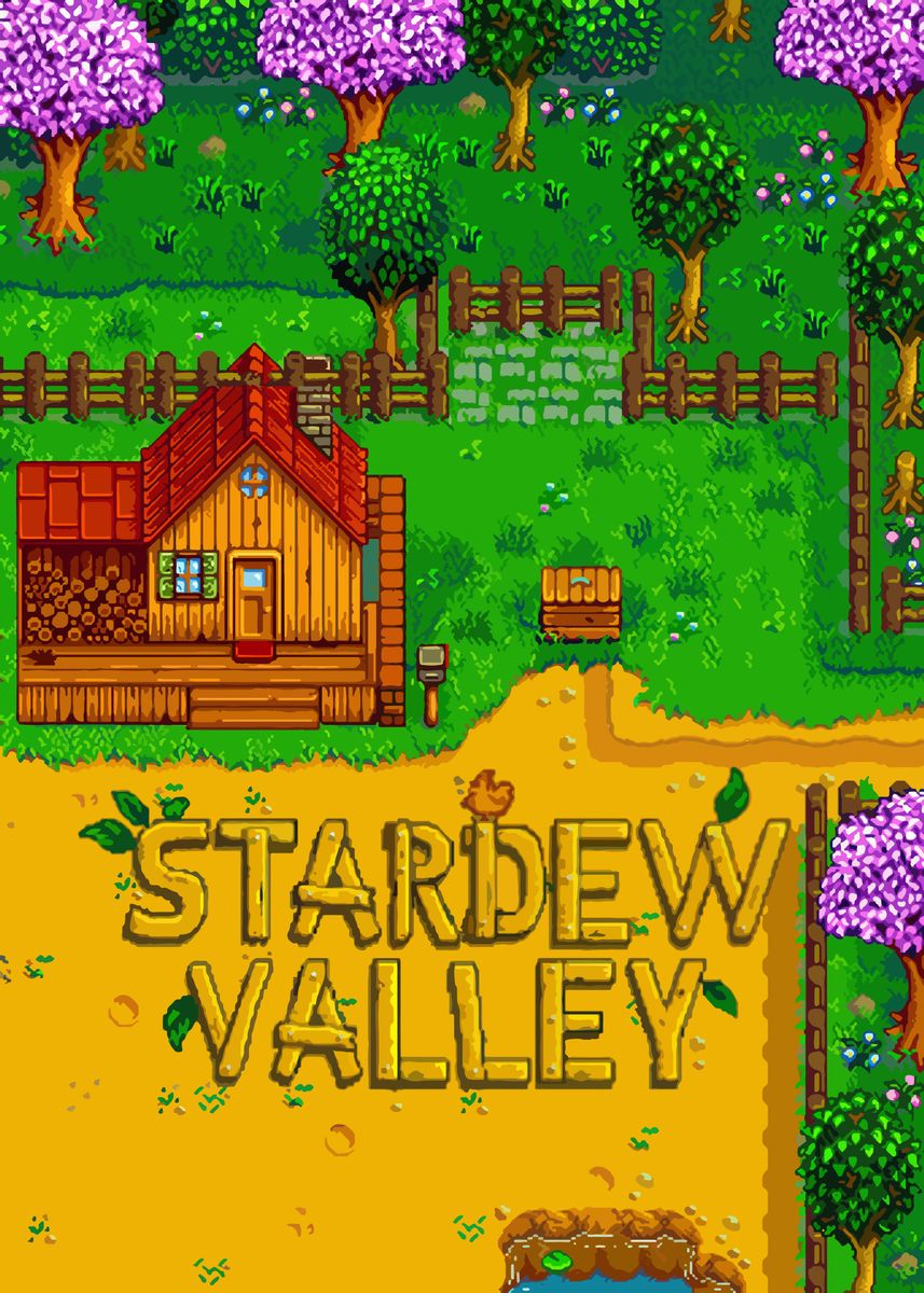 'Stardew Valley Game ' Poster, picture, metal print, paint by Gober Boy ...