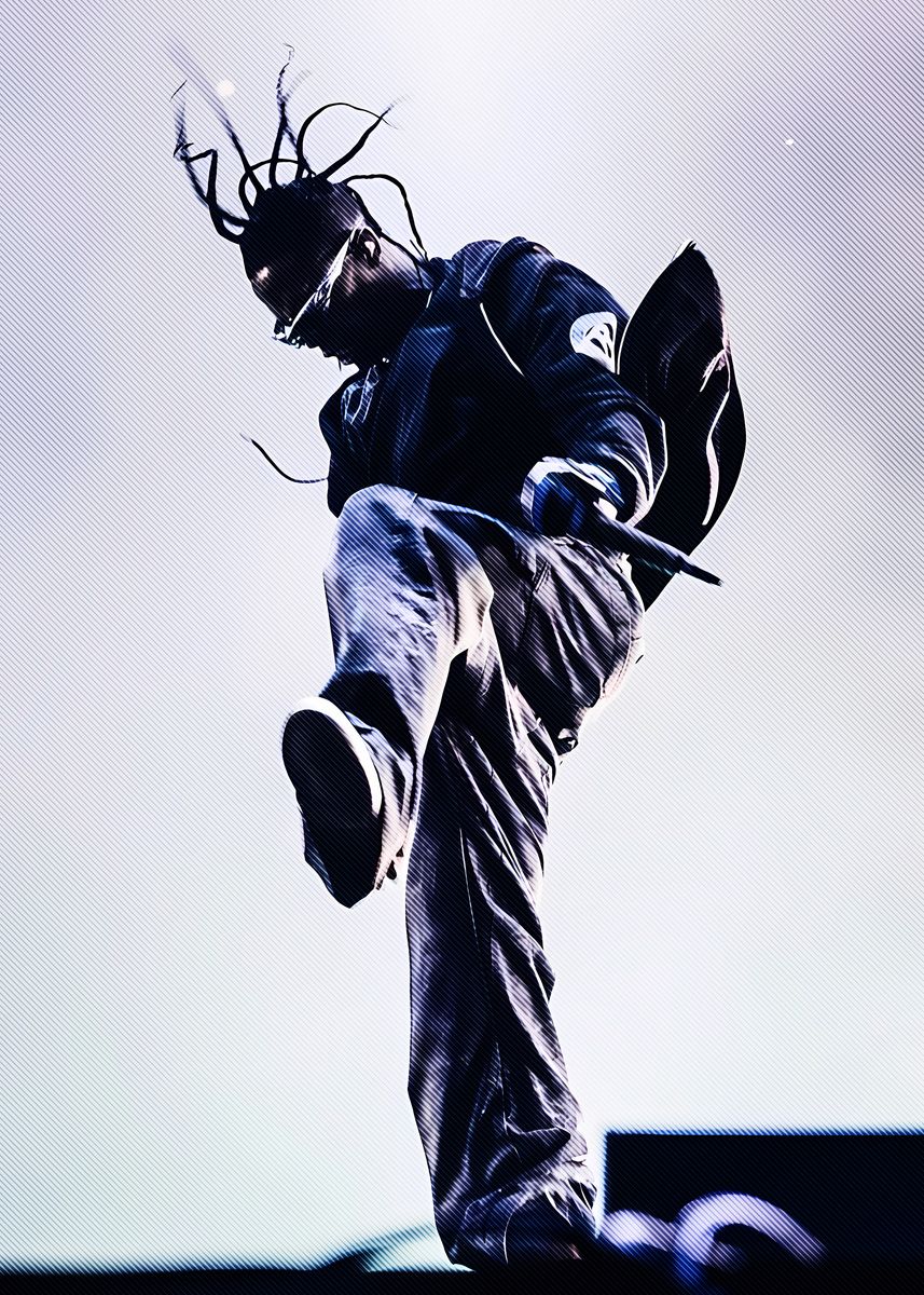 'Travis Scott Performance' Poster, picture, metal print, paint by Rick ...