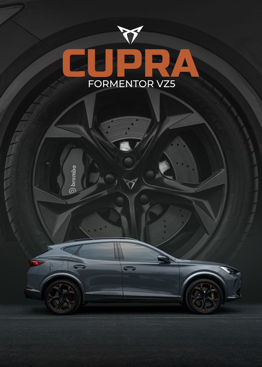 'CUPRA Formentor VZ5' Poster, picture, metal print, paint by capture ...
