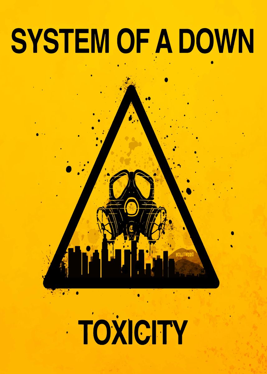 'System of a Down Toxicity' Poster, picture, metal print, paint by lisa ...