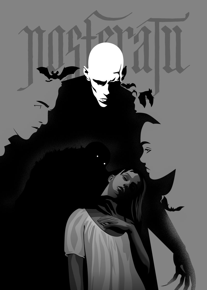'Nosferatu' Poster, picture, metal print, paint by geeks holic | Displate