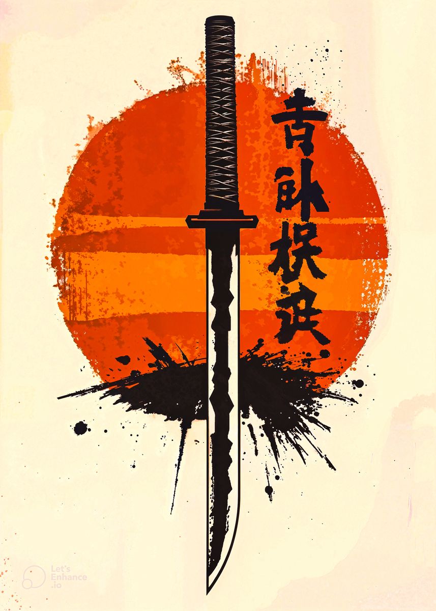 'Samurai Sword Art' Poster, picture, metal print, paint by Pop art ...