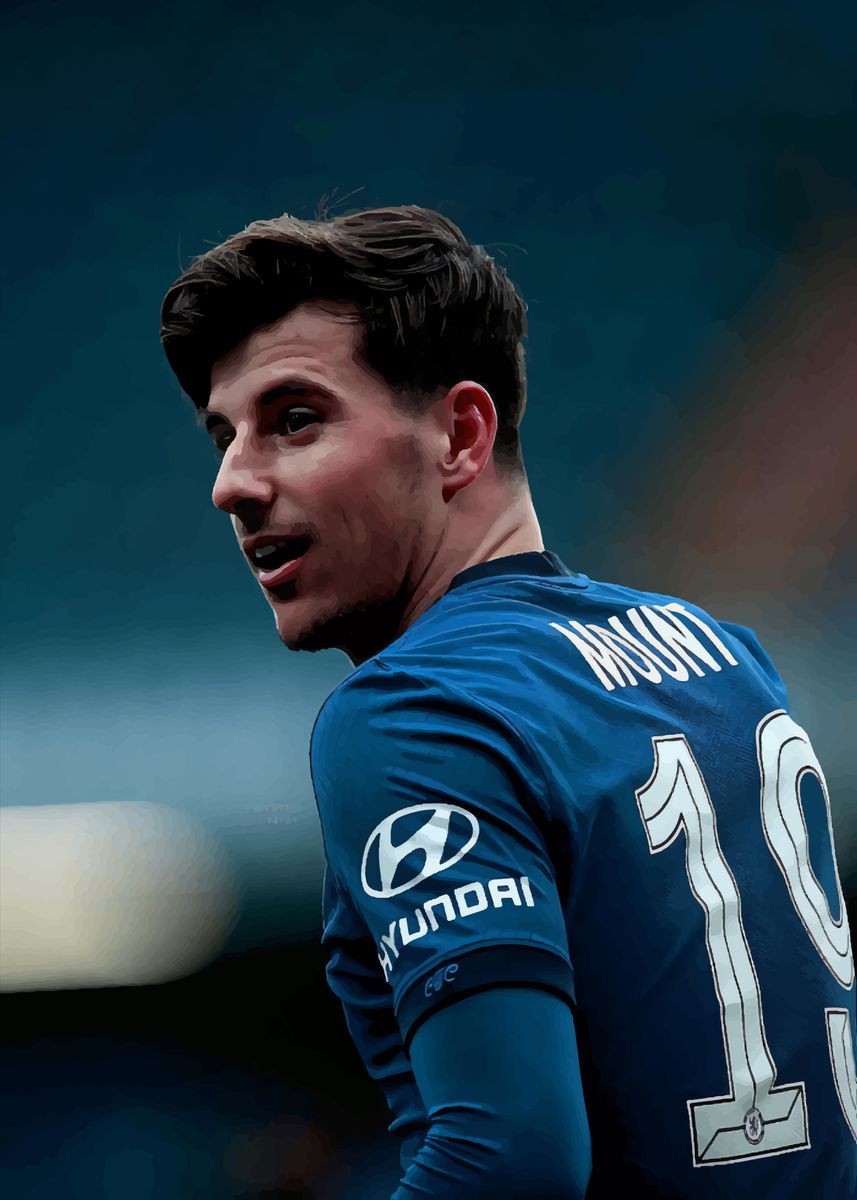 'mason mount' Poster, picture, metal print, paint by gooD ART | Displate