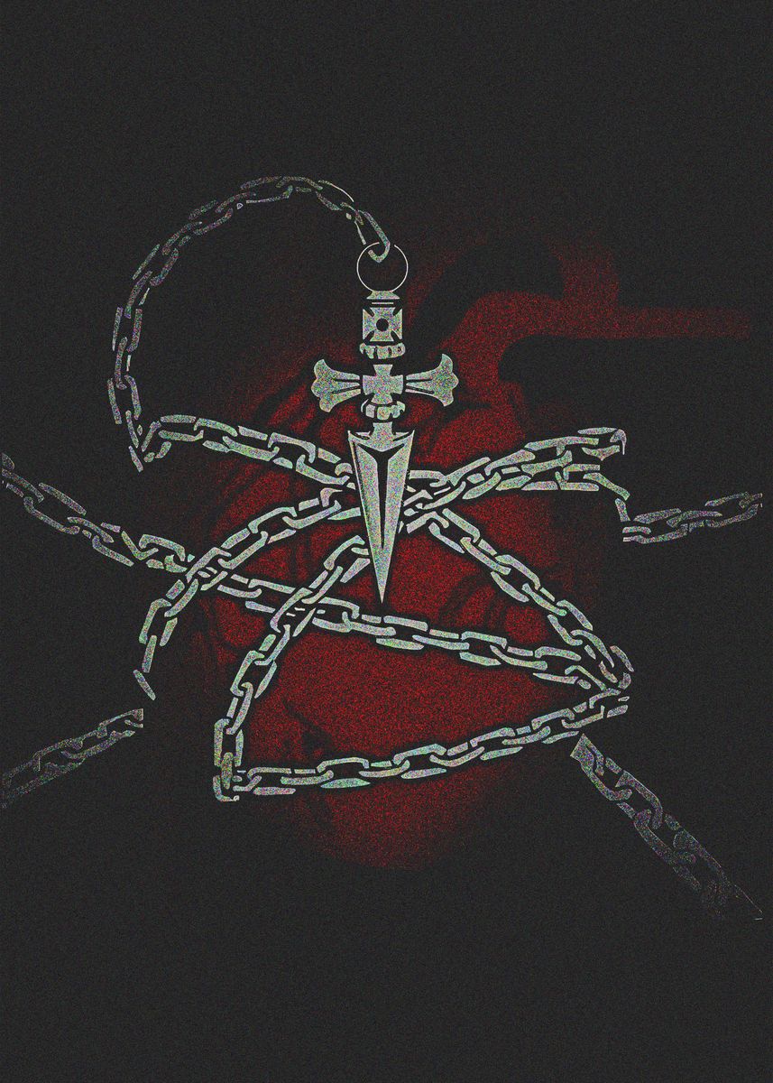 'Hunter x Hunter Nen Chain' Poster, picture, metal print, paint by ...