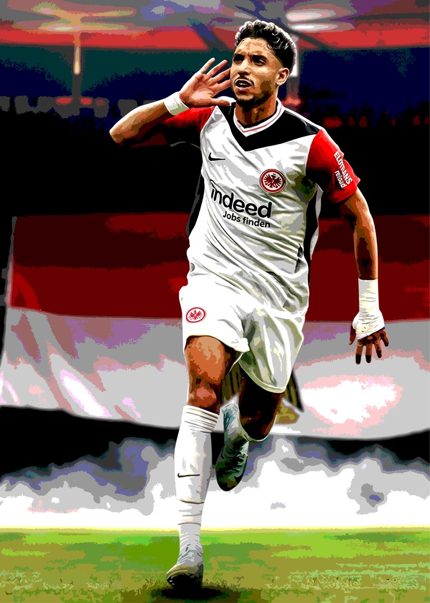 'Omar Marmoush ' Poster, picture, metal print, paint by Balint Rag ...