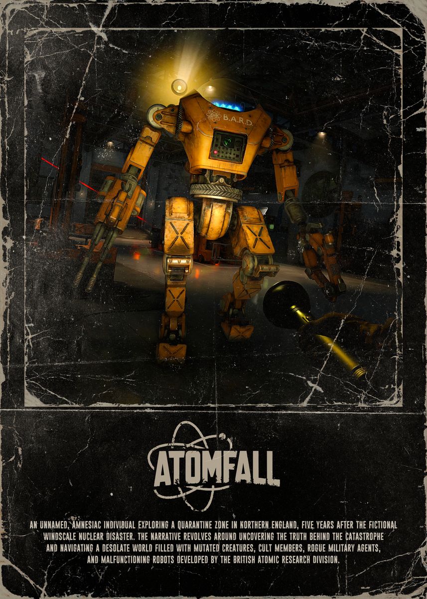 'Atomfall Game' Poster, picture, metal print, paint by Archelaus Ema ...