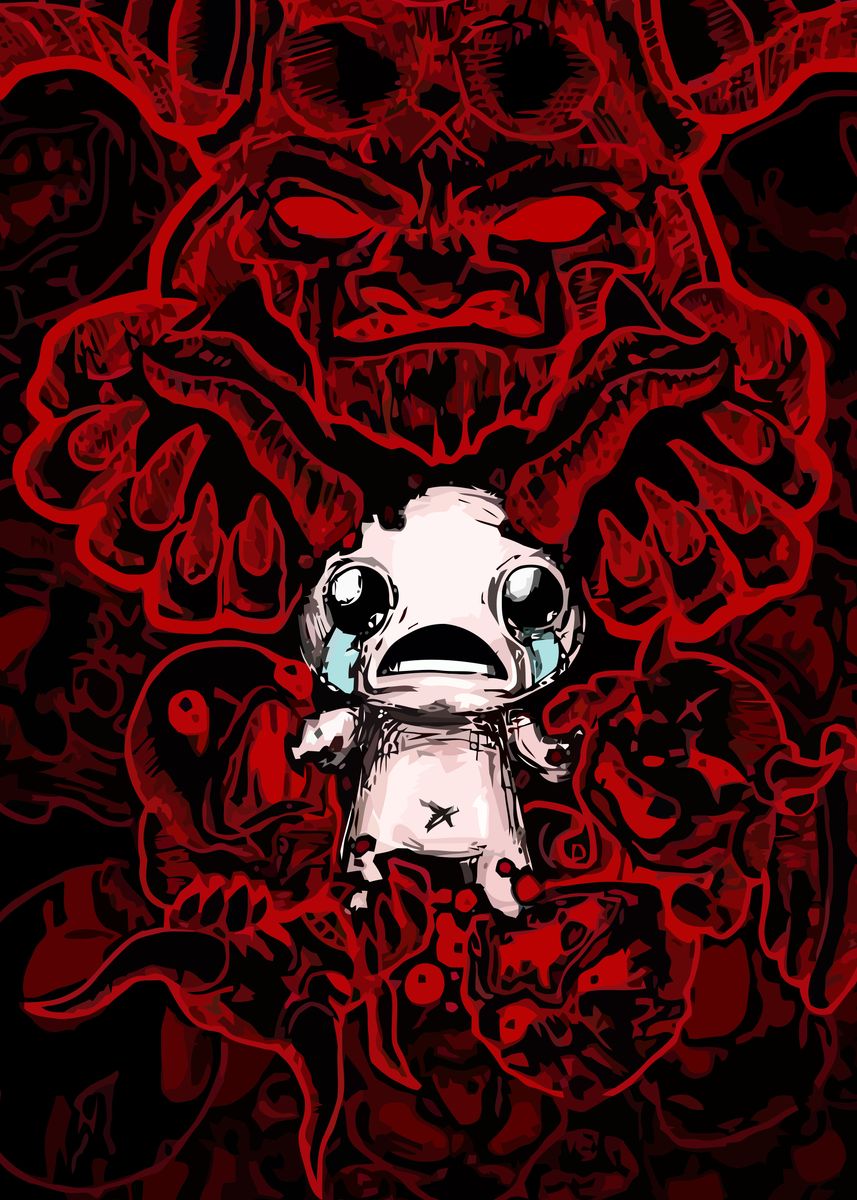 'The Binding of Isaac' Poster, picture, metal print, paint by Sumber ...