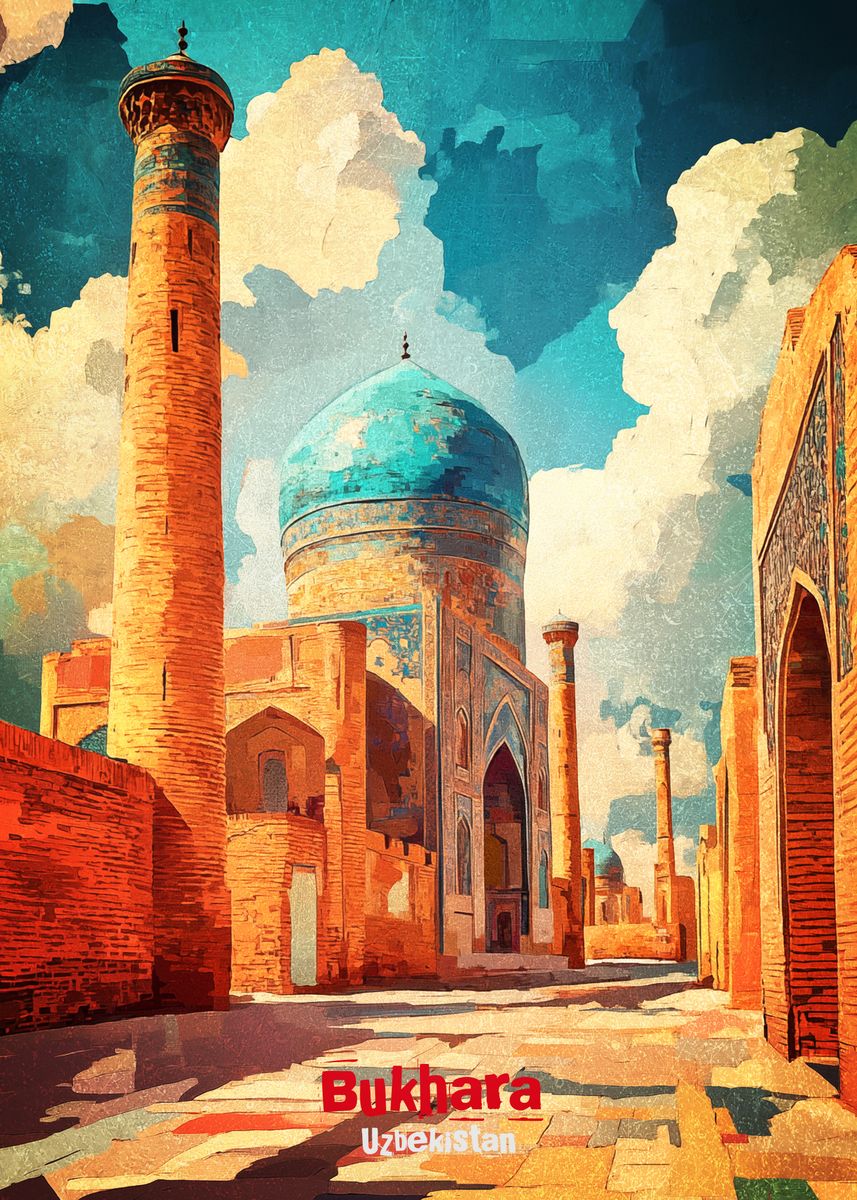 'Bukhara Art Poster' Poster, picture, metal print, paint by Mehdi ...