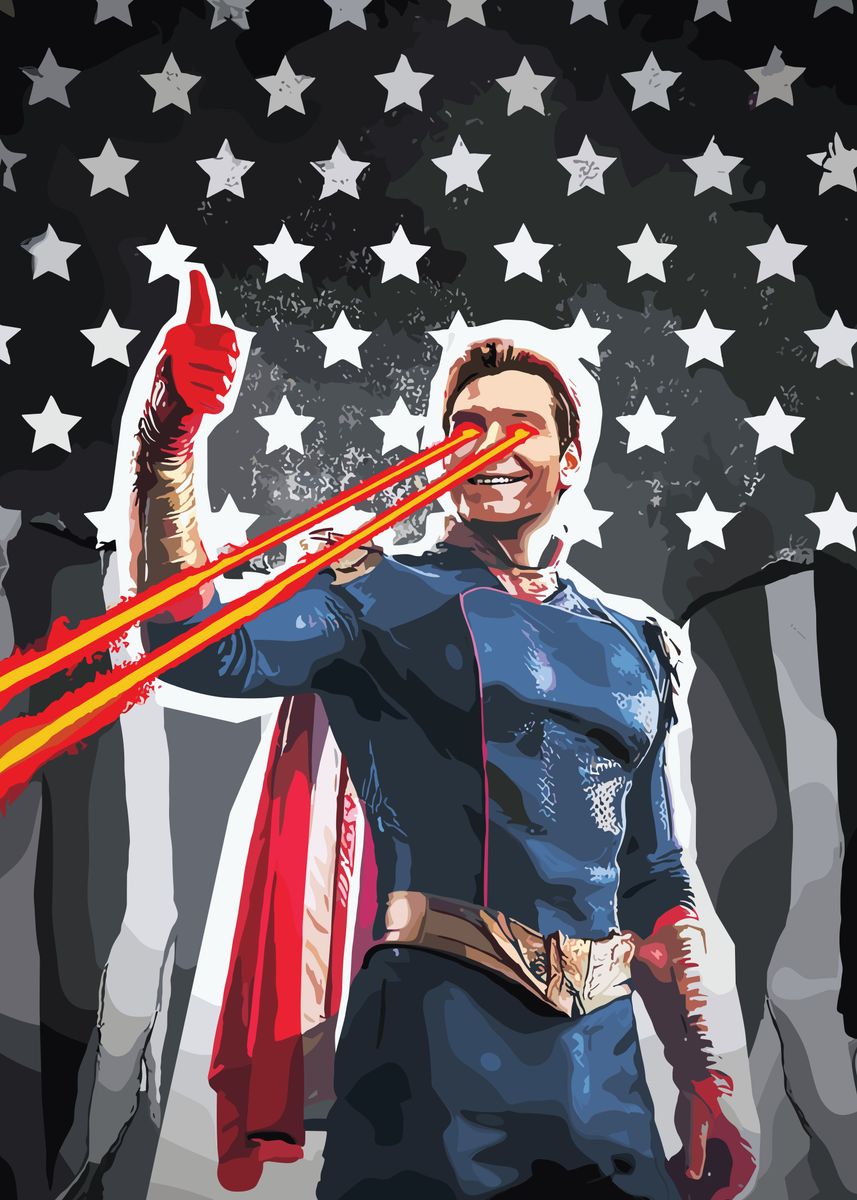 'The Boys Homelander' Poster, picture, metal print, paint by YOUSF_578 ...