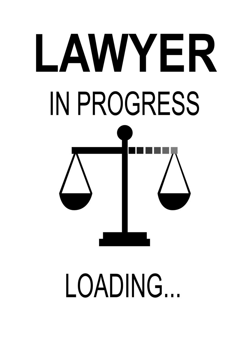 'Lawyer in Progress' Poster, picture, metal print, paint by ...