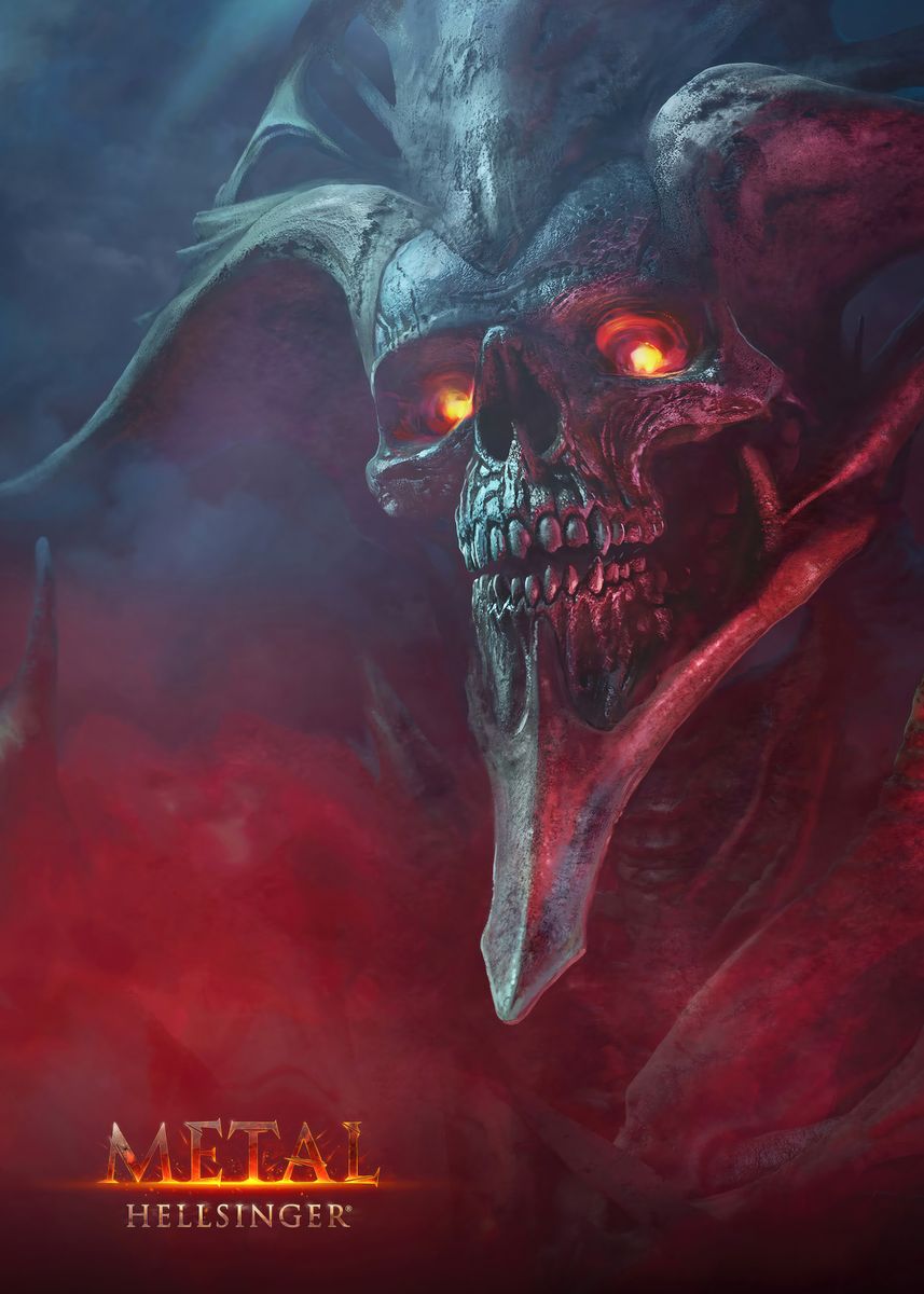 'Metal Hellsinger Key Art' Poster, picture, metal print, paint by Conan ...