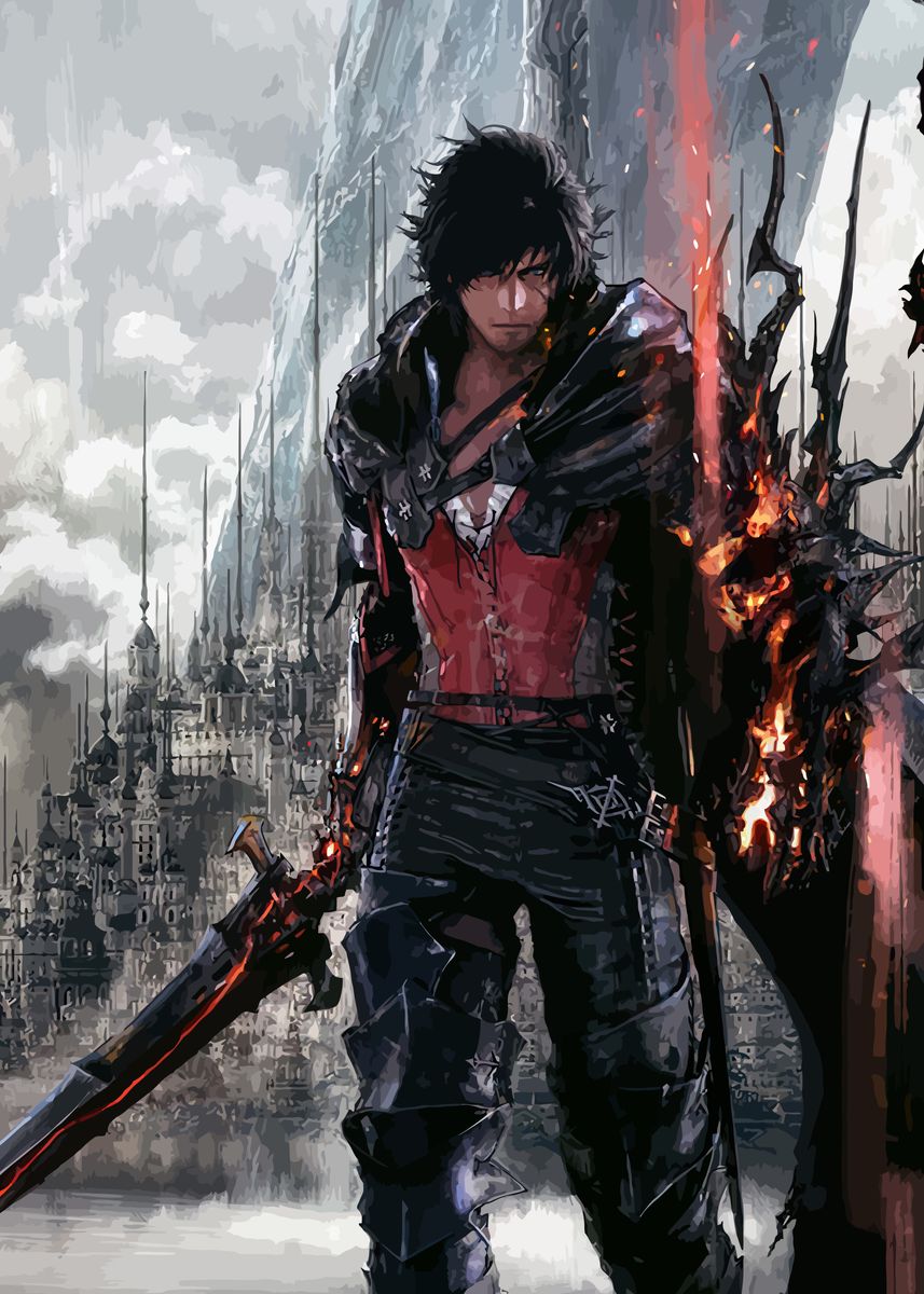 'Final Fantasy' Poster, picture, metal print, paint by daytwelf S ...