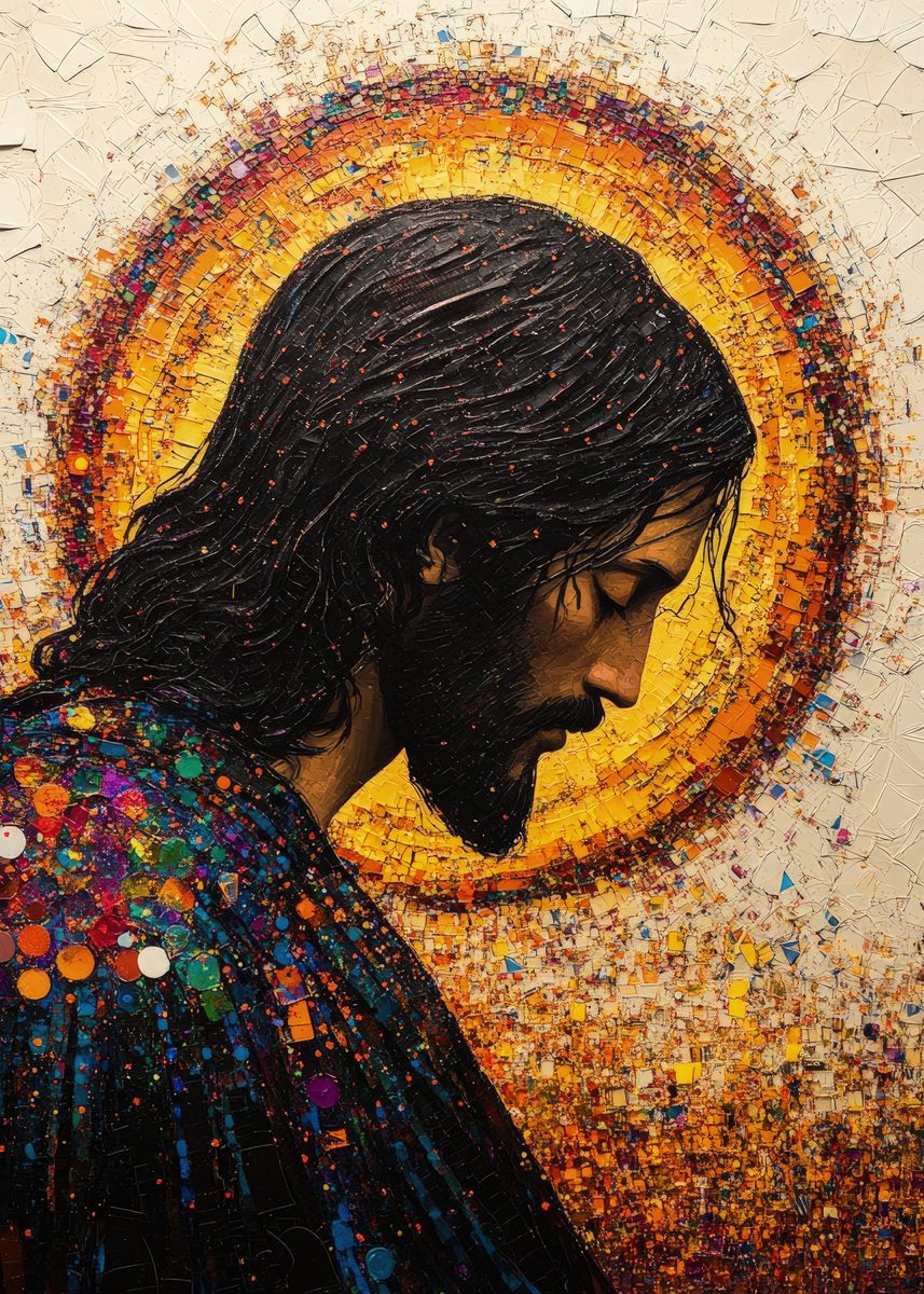 'Jesus Christ Painting' Poster, picture, metal print, paint by Magic ...