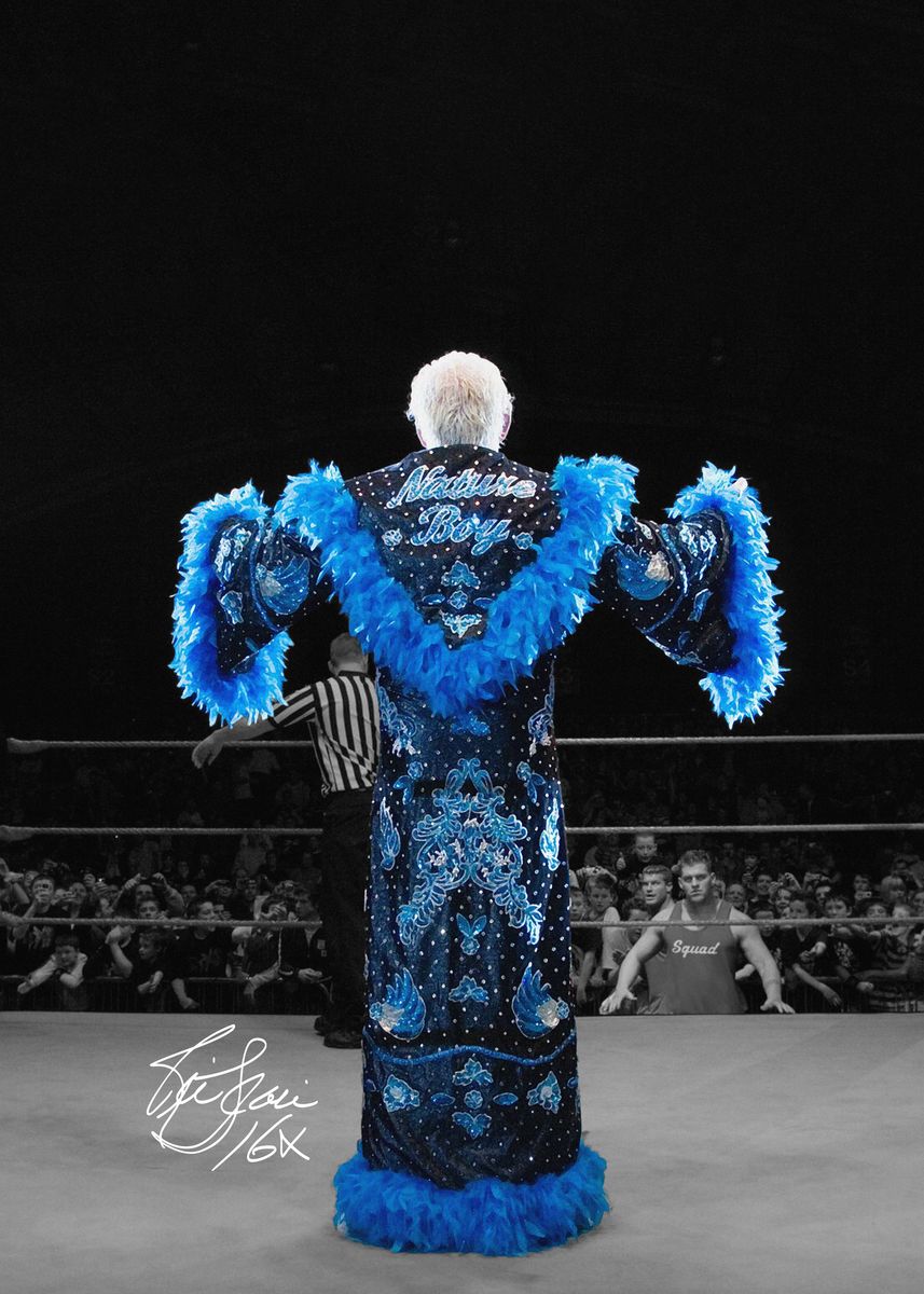 'Ric Flair' Poster, picture, metal print, paint by ken | Displate
