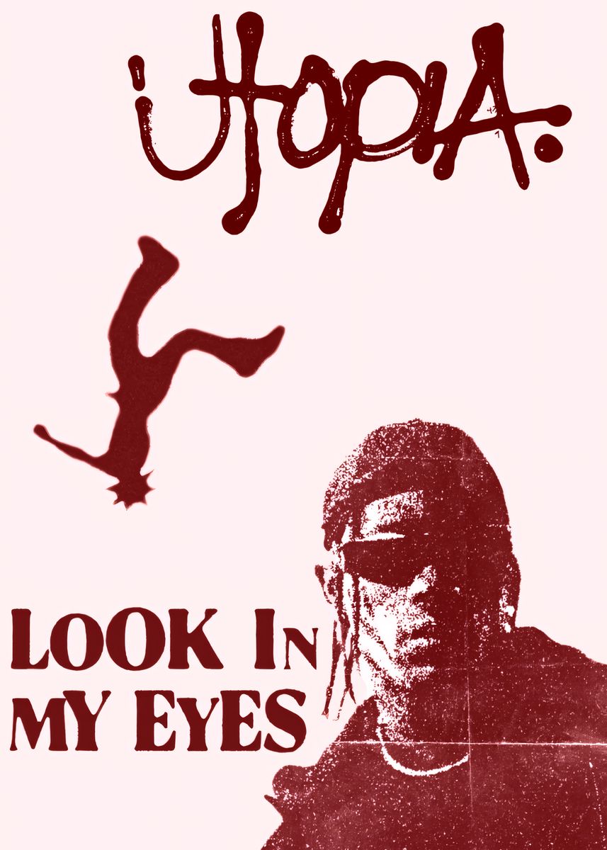 'Utopia Look in My Eyes' Poster, picture, metal print, paint by ...