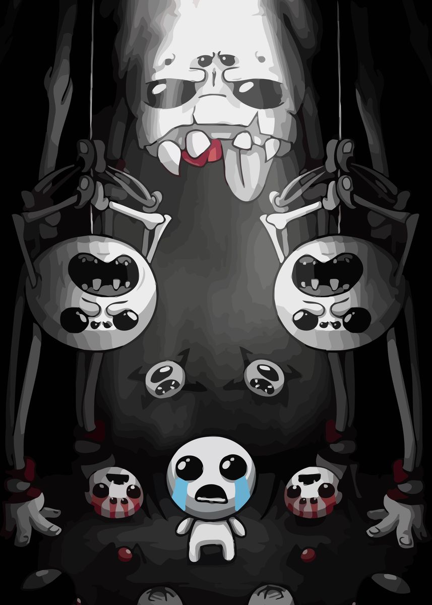'The Binding of Isaac Art' Poster, picture, metal print, paint by ...