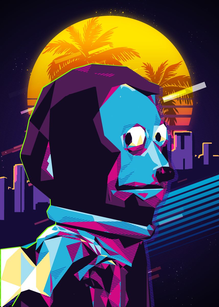 'monkay puppet not me meme part 1' Poster, picture, metal print, paint ...