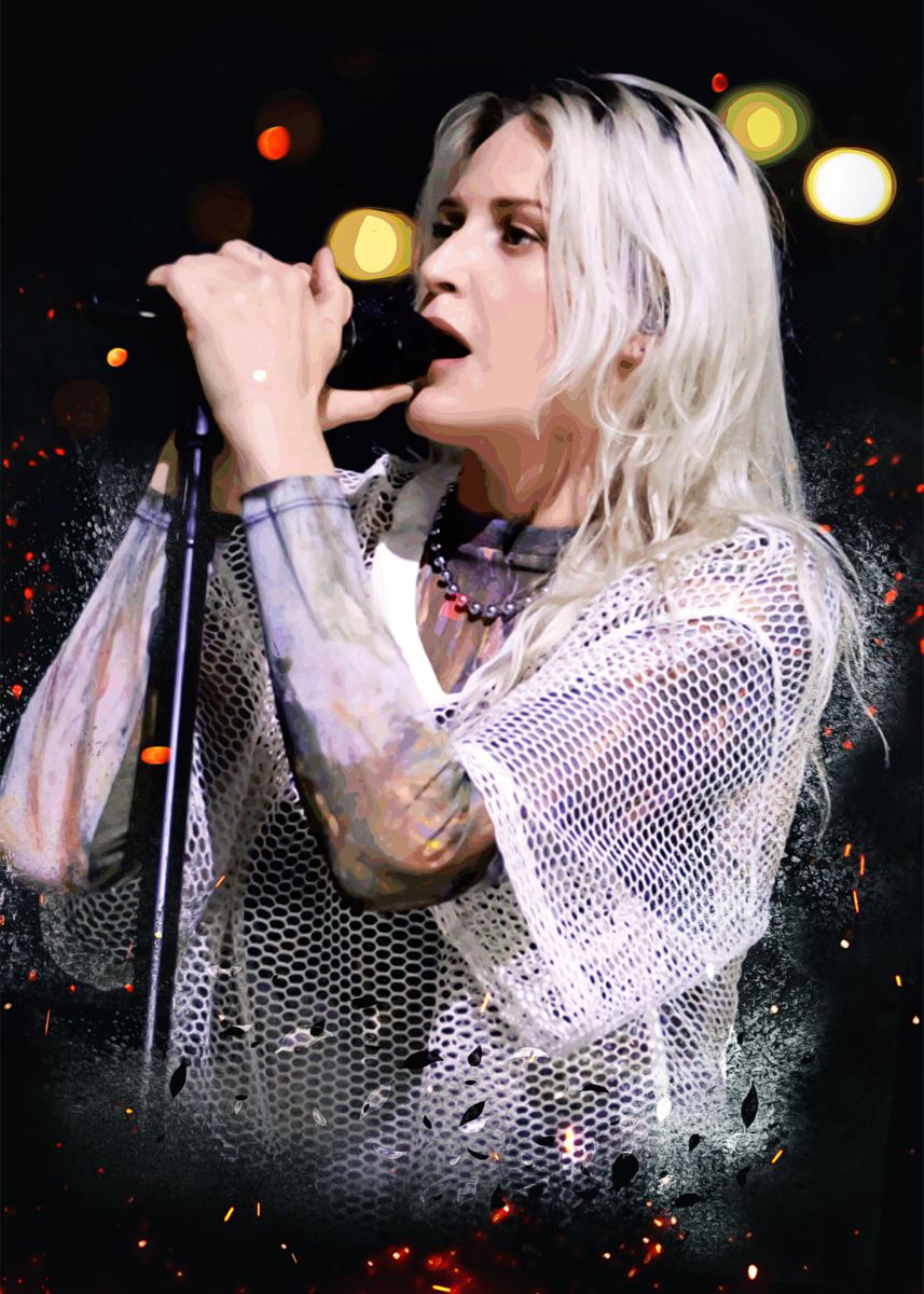 'Emily Armstrong' Poster, picture, metal print, paint by Micho Abstract ...