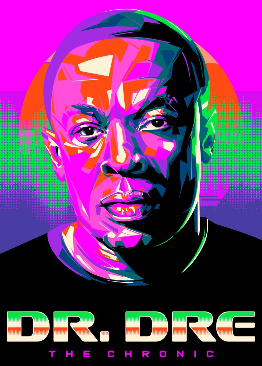 'Dr. Dre The Chronic Poster' Poster, picture, metal print, paint by ...